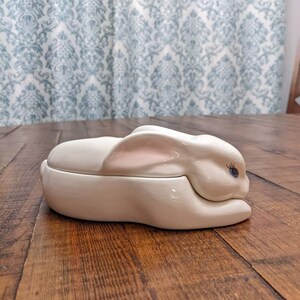 Italy Bunny Jewelry Dish Ceramic Rabbit Dish Candy Dish Ring Dish ...