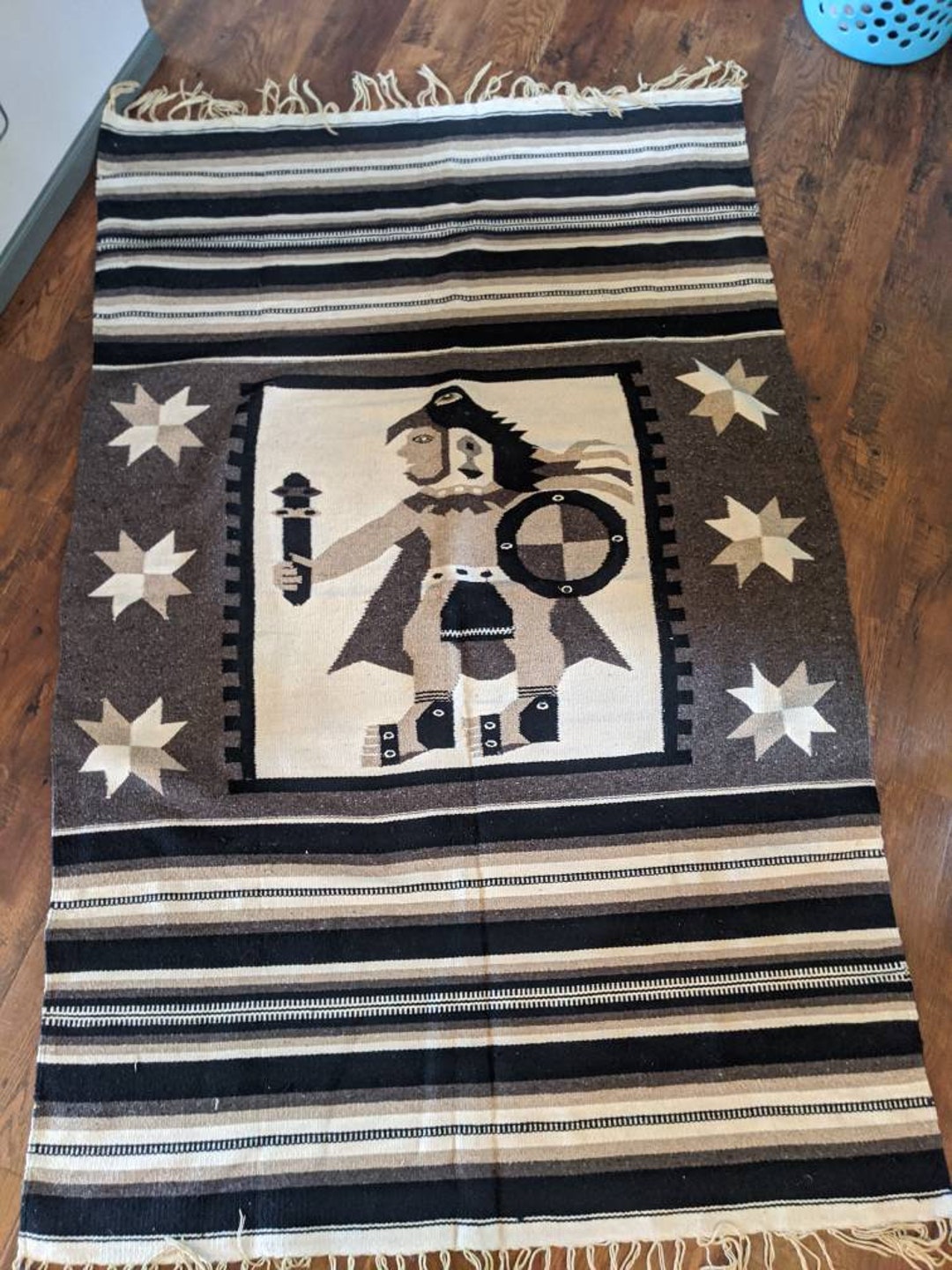 Native Rug Mexican Blanket Aztec Rugs Hand Woven Rugs Bohemian Home ...