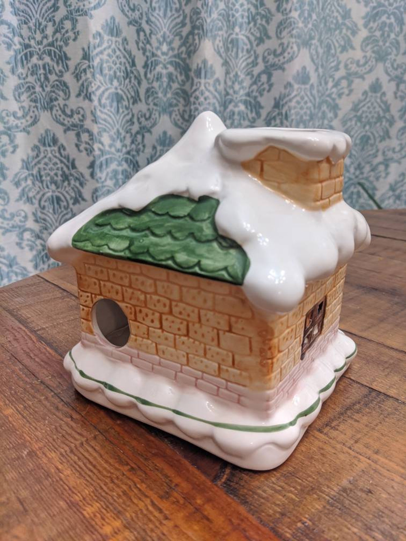 Light up Ceramic House Holiday Decor Christmas Decor Village - Etsy