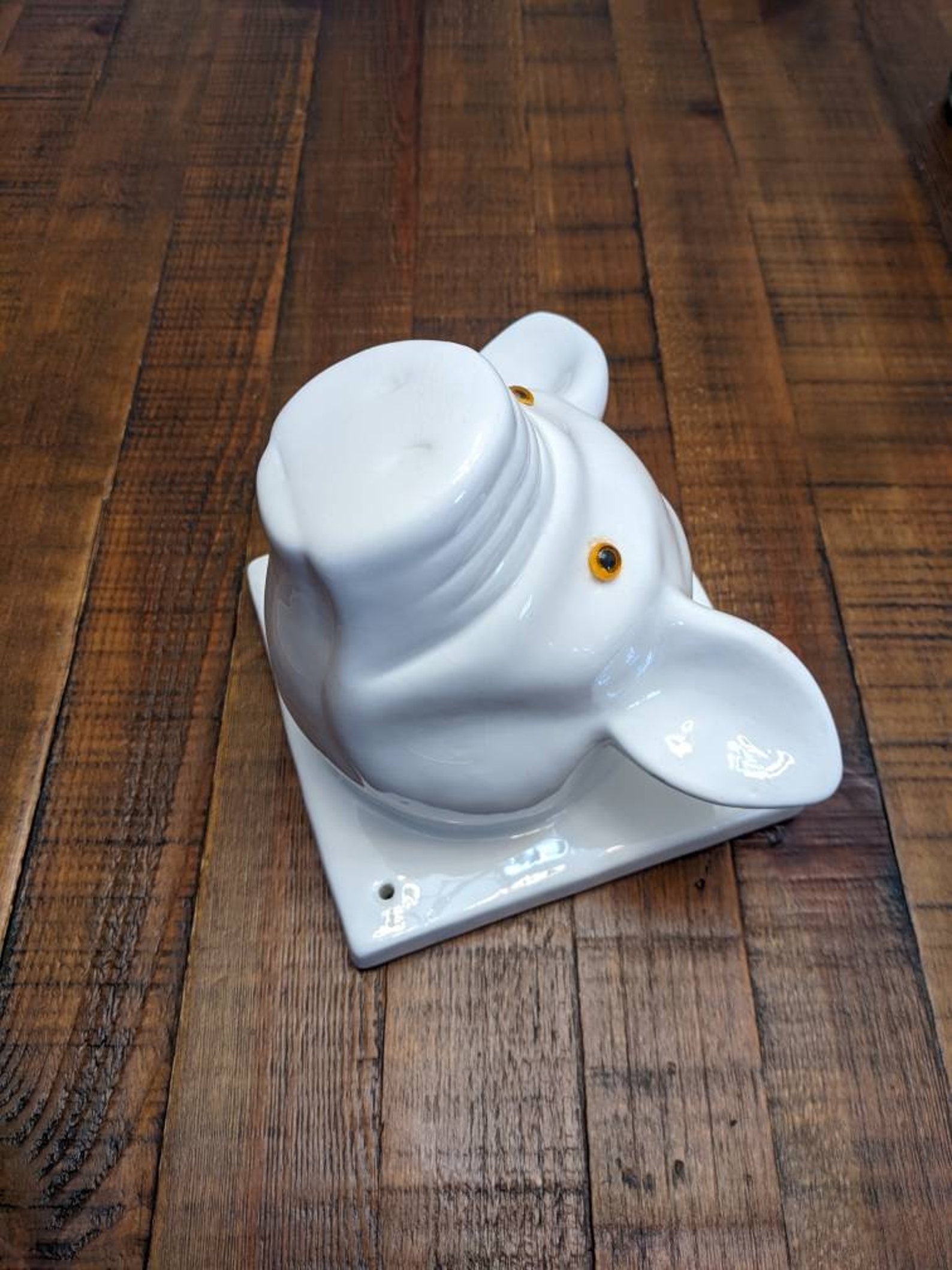 Ceramic Pig Head Ceramic Animal Bust Decor Farmhouse Style - Etsy