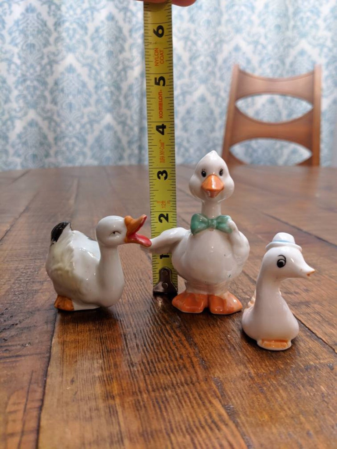 Set of 3 Duck Figures Goose Figure Ceramic Ducks Bone China Animals - Etsy
