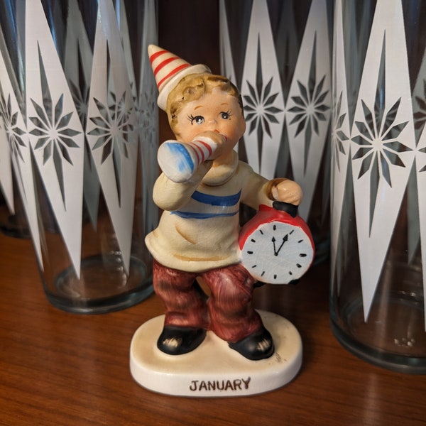 Vintage New Years Figurine - Etsy
