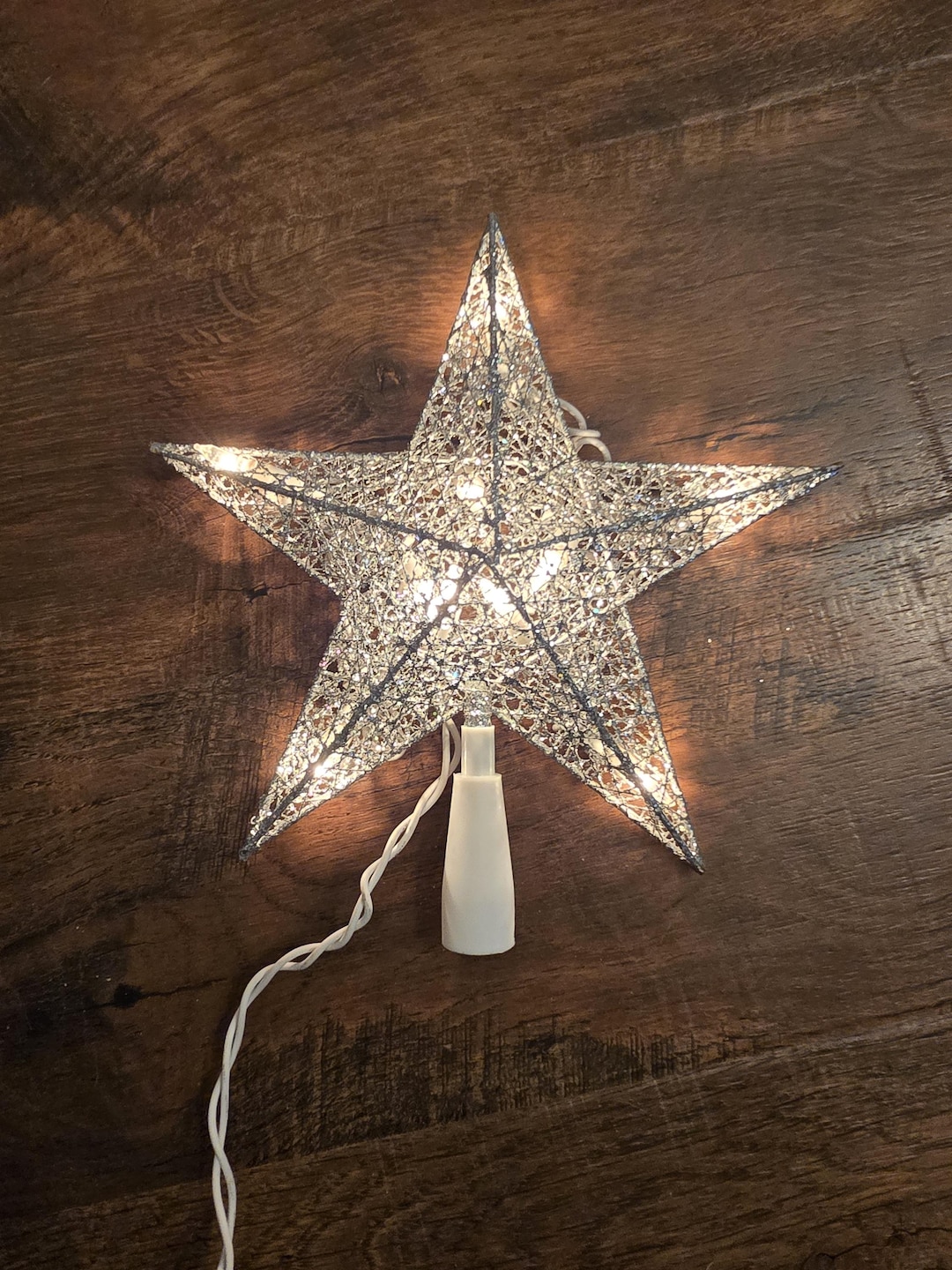 Atomic Tree Star Light up Mid-century Modern Tree Topper Retro Star ...
