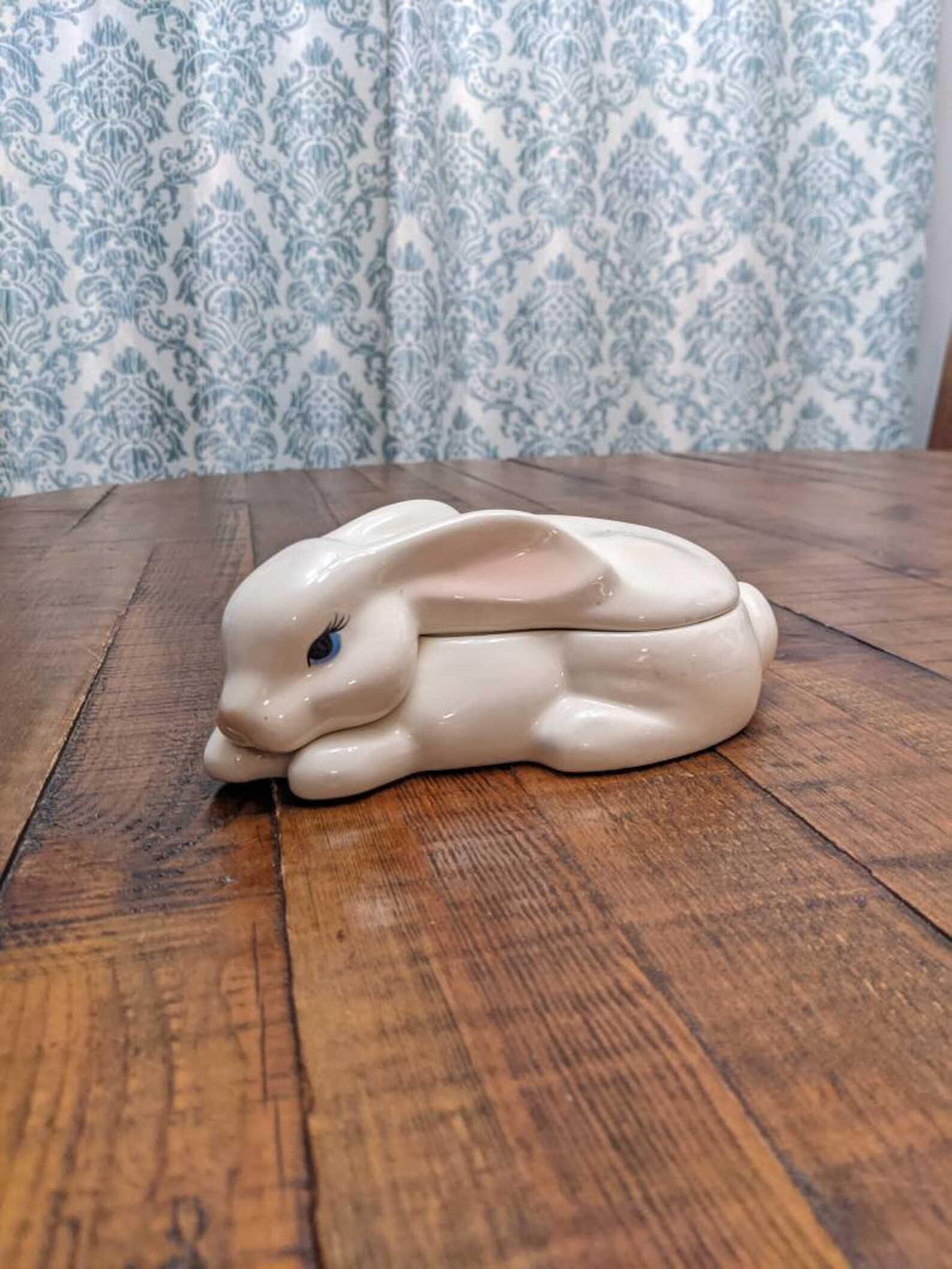 Italy Bunny Jewelry Dish Ceramic Rabbit Dish Candy Dish Ring | Etsy