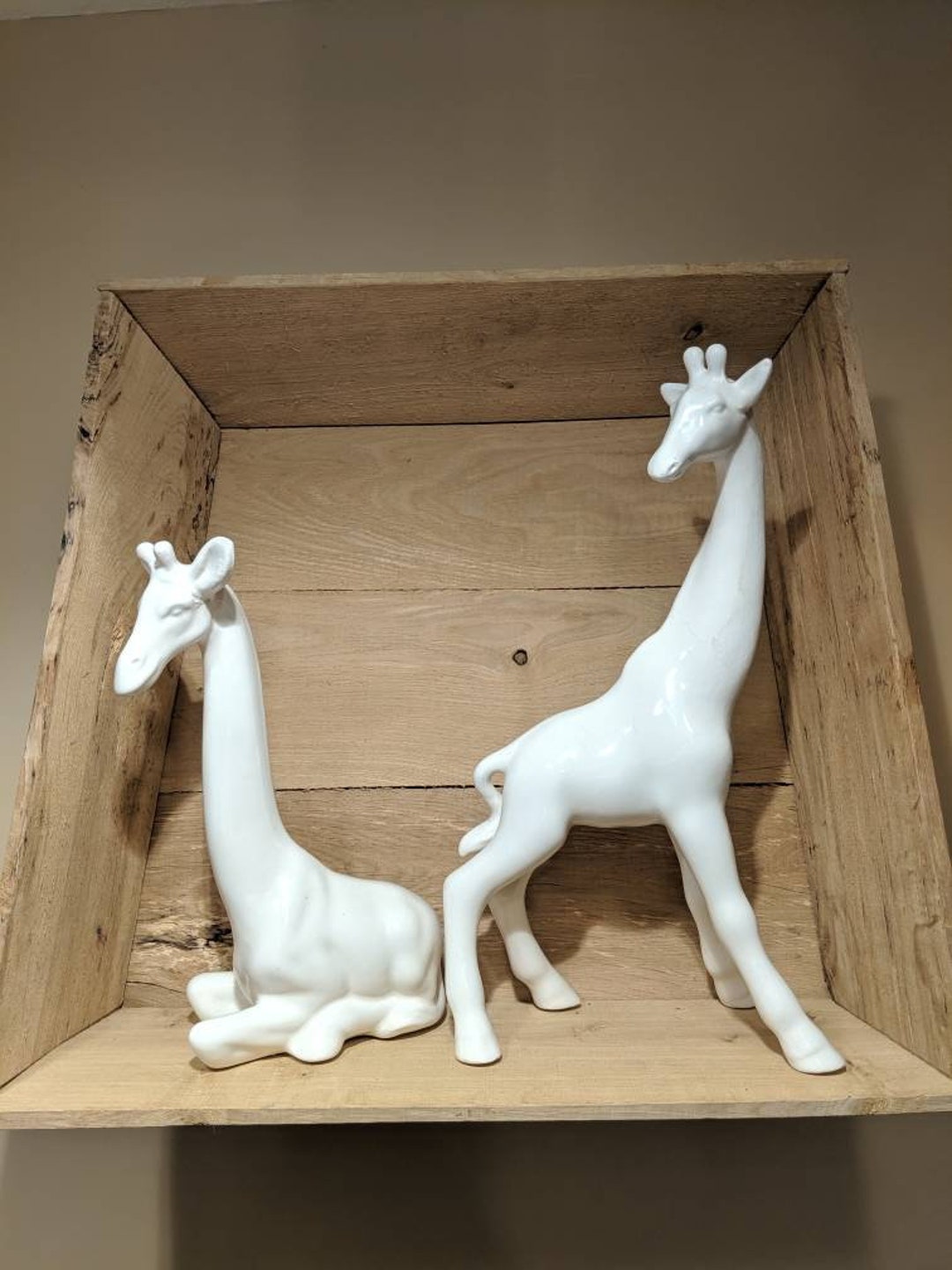 Large Ceramic Giraffe Mid Century Modern Giraffe Sculpture Art Deco ...