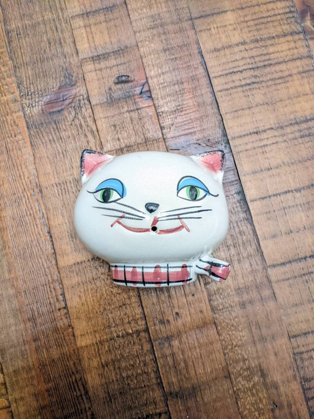 Holt Howard String Cat Ceramic Cat Face That Holds String Kitschy ...