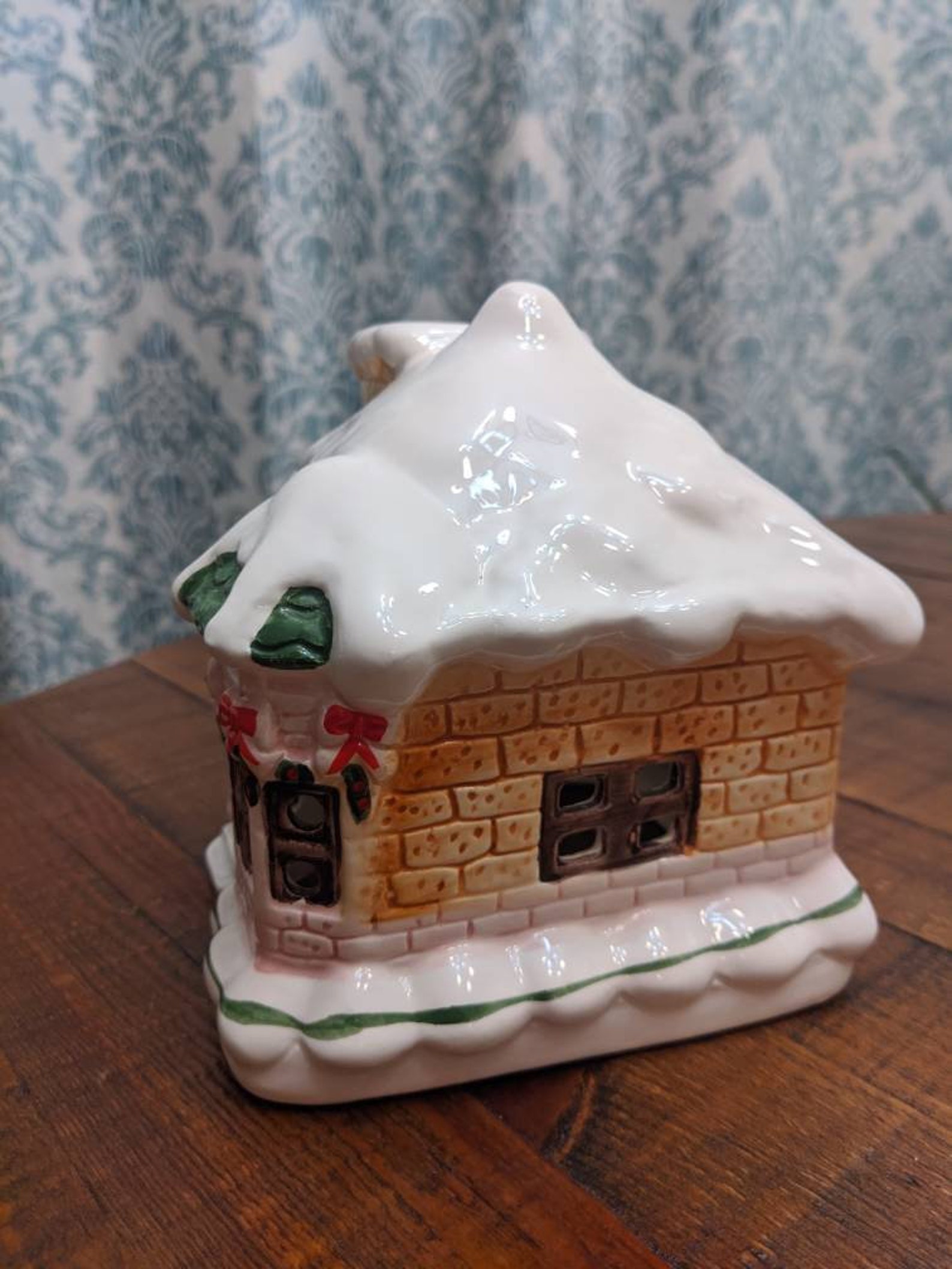 Light up Ceramic House Holiday Decor Christmas Decor Village - Etsy