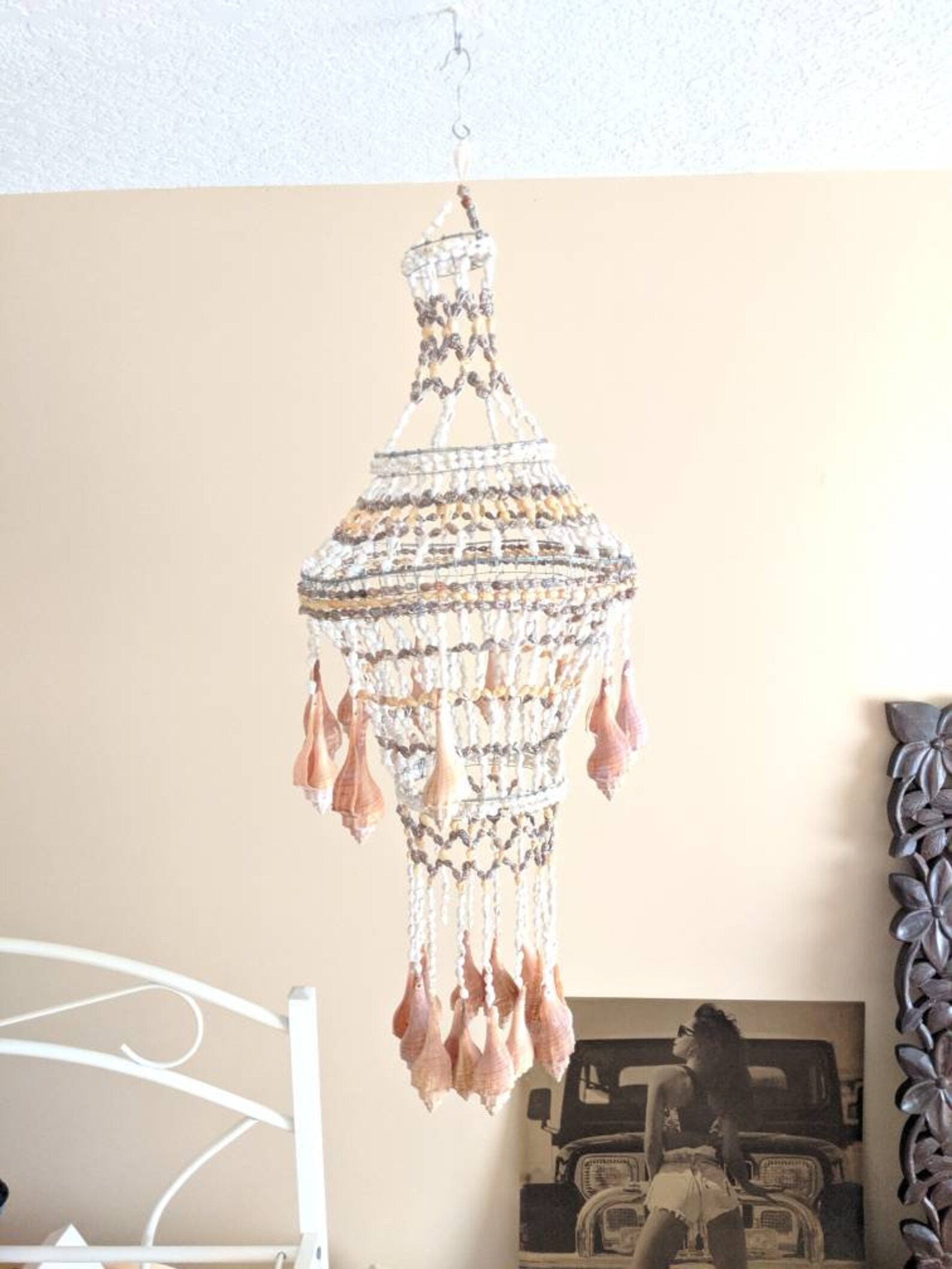 Bohemian Shell Shell Decor Boho Decor Beach Style Seashell - Etsy
