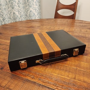 Backgammon Game in Travel Case - Etsy