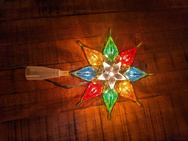 Atomic Tree Star Mid-century Modern Christmas Tree Topper Retro ...