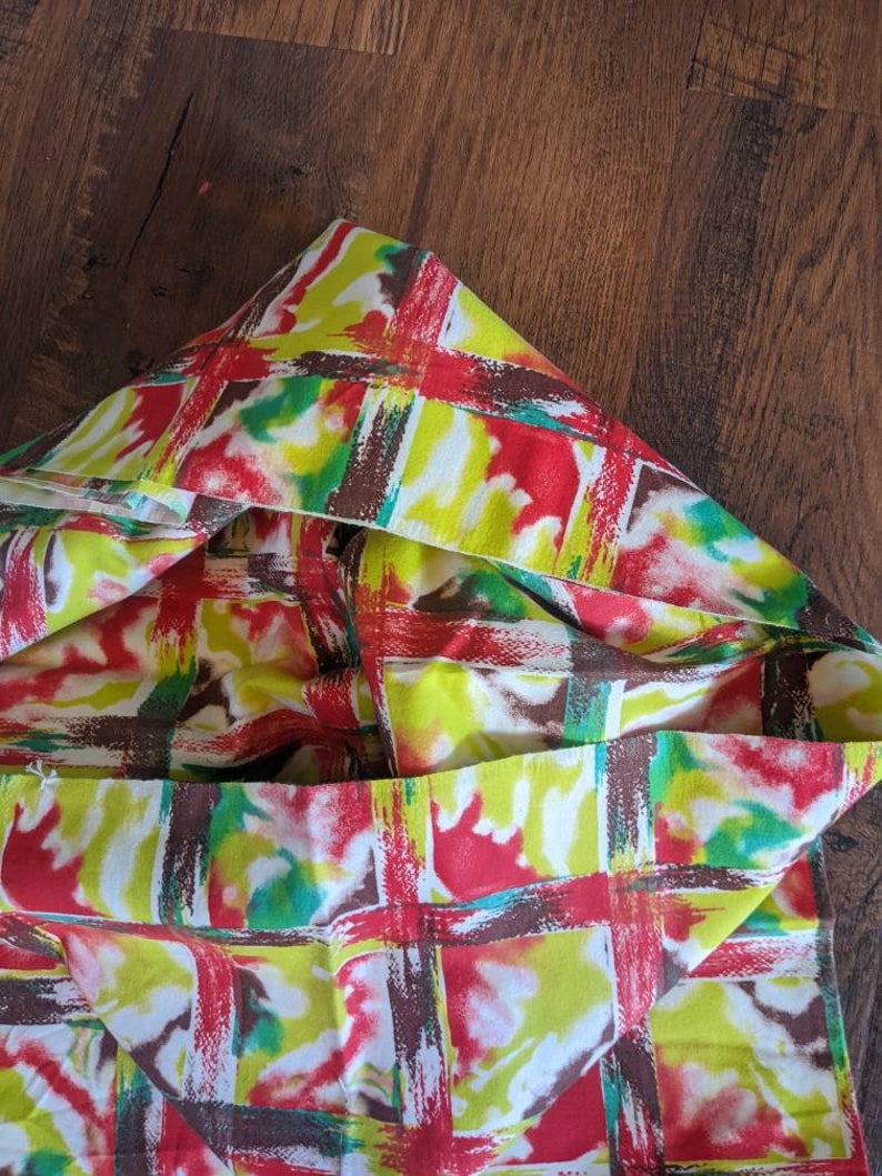 Vintage Funky Fabric Colorful Vintage Fabric Psychedelic - Etsy
