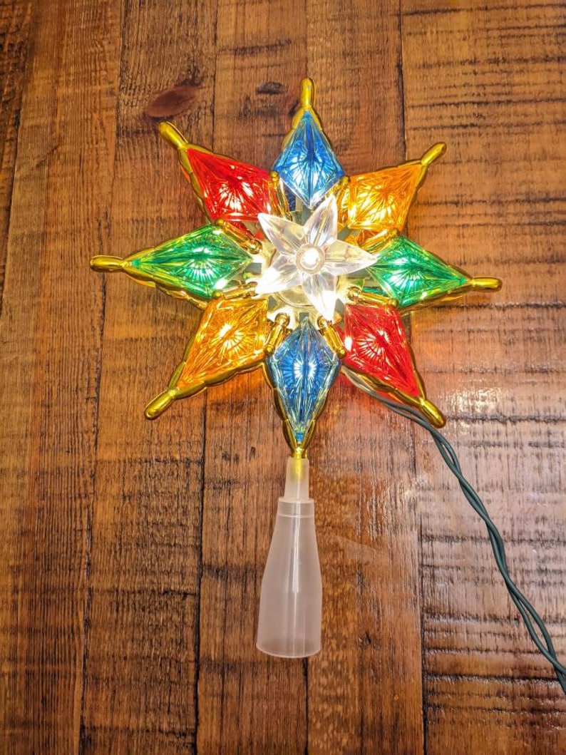 Atomic Tree Star Mid-century Modern Christmas Tree Topper Retro ...