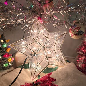 Light up Tree Star Tree Topper Christmas Decor Christmas Lights - Etsy