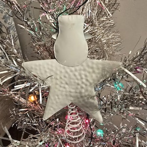 Snowman Tree Star Snowman Tree Topper Holiday Decor Snowman Christmas ...