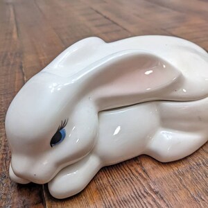 Italy Bunny Jewelry Dish Ceramic Rabbit Dish Candy Dish Ring Dish ...
