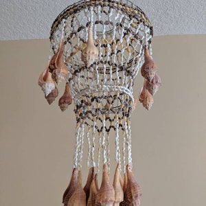 Bohemian Shell Shell Decor Boho Decor Beach Style Seashell Chandelier ...