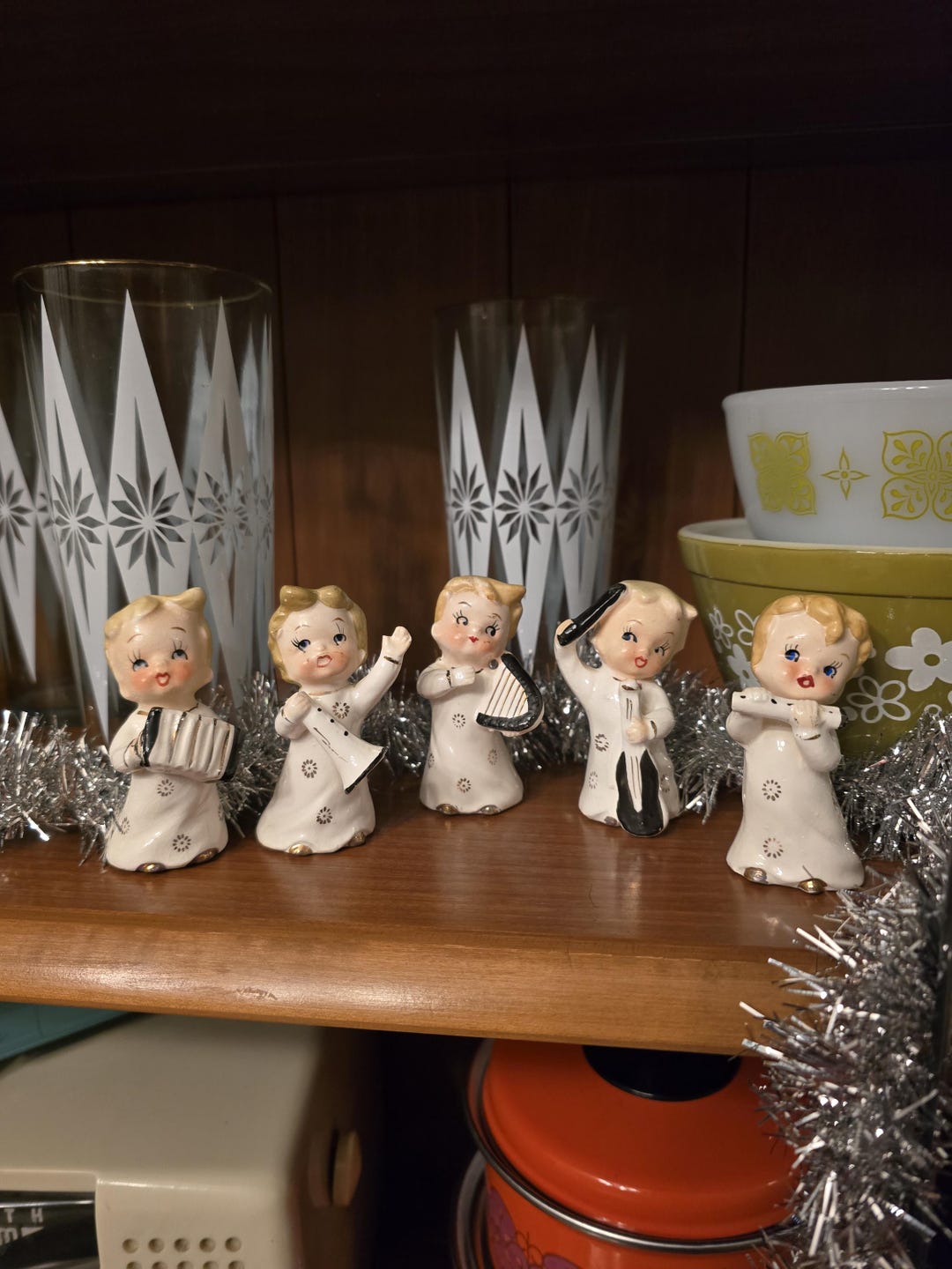 Lot of 5 Japan Musical Angels Collectible Angels in Band Choir Angels ...