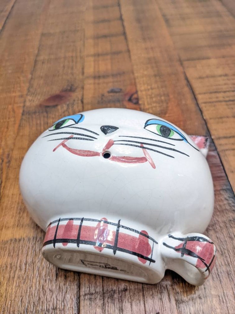 Holt Howard String Cat Ceramic Cat Face That Holds String | Etsy