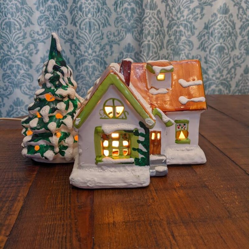 Ceramic Christmas Village - Etsy