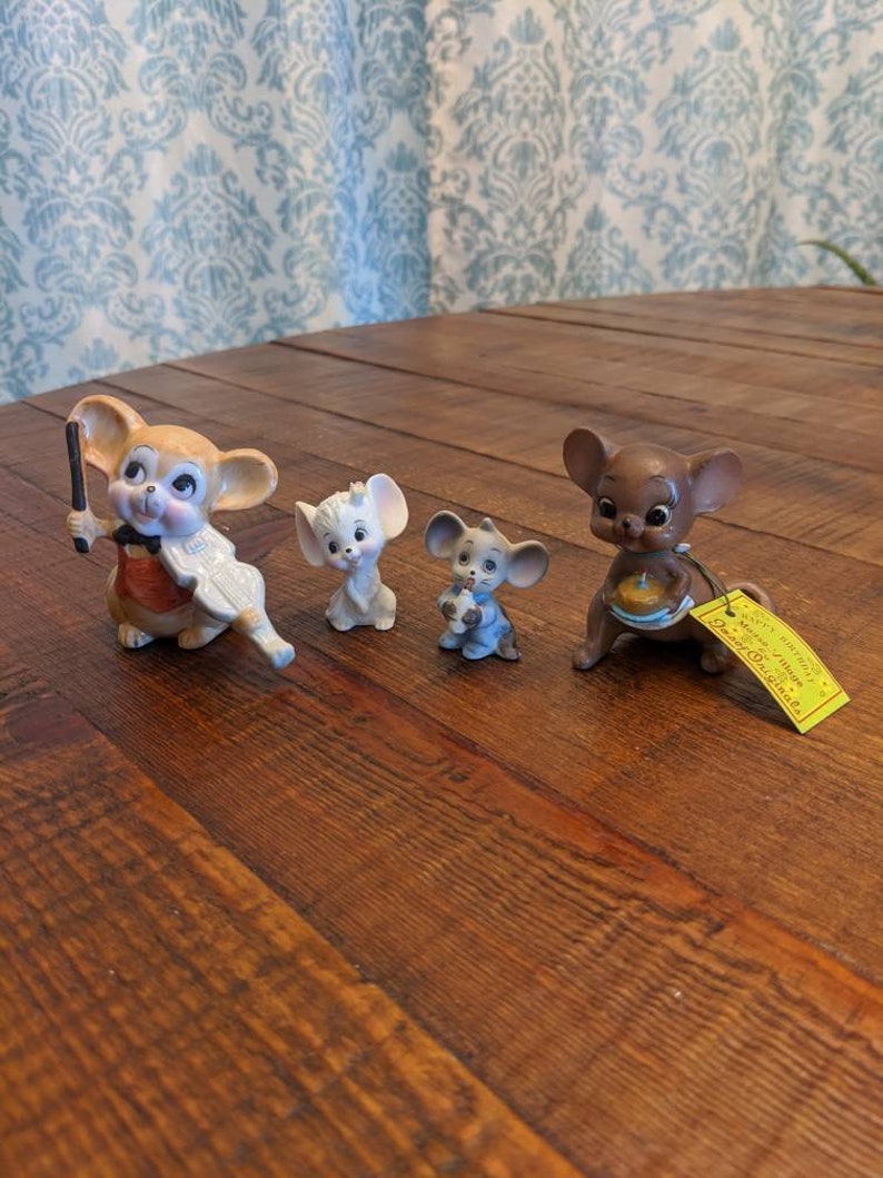 Collectible Ceramic Mice Lot Josef Originals Happy Bday Mouse - Etsy