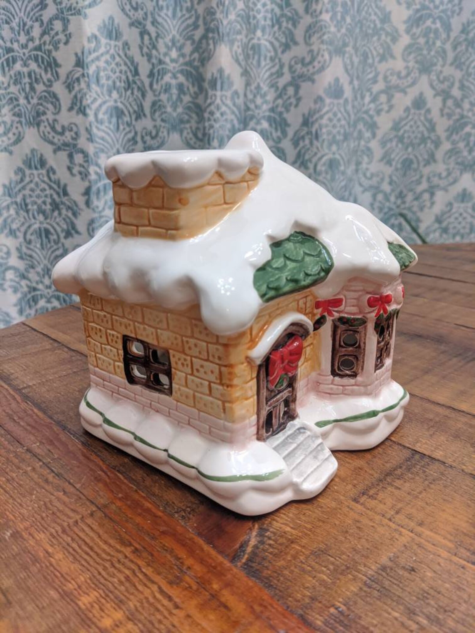 Light up Ceramic House Holiday Decor Christmas Decor Village - Etsy