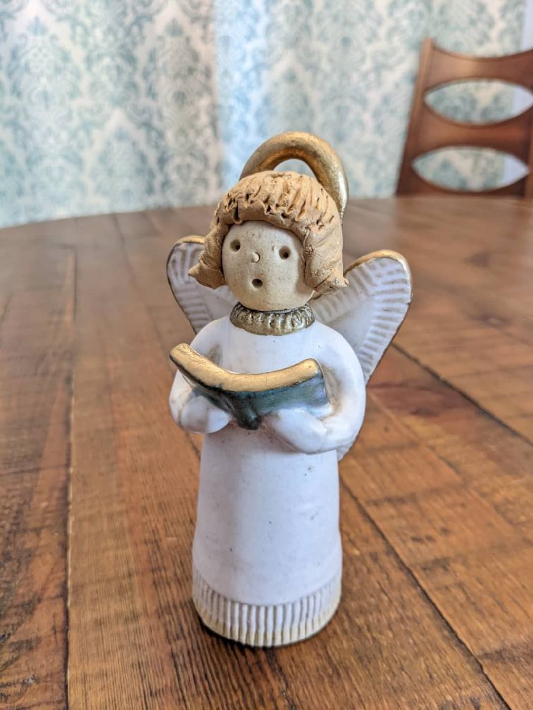 Winkles Clay Angel Incense Burner Angel Oil Holder Angel Unique Clay ...
