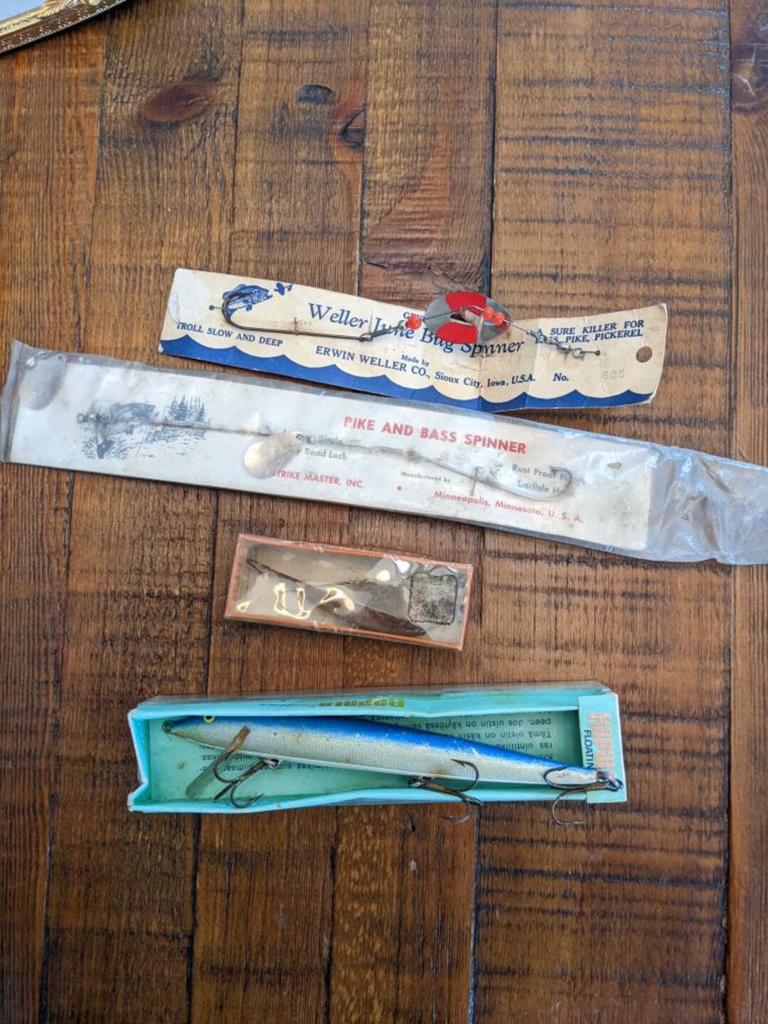 Weller June Bug Spinner Sioux City Iowa Pike and Bass Spinner ...