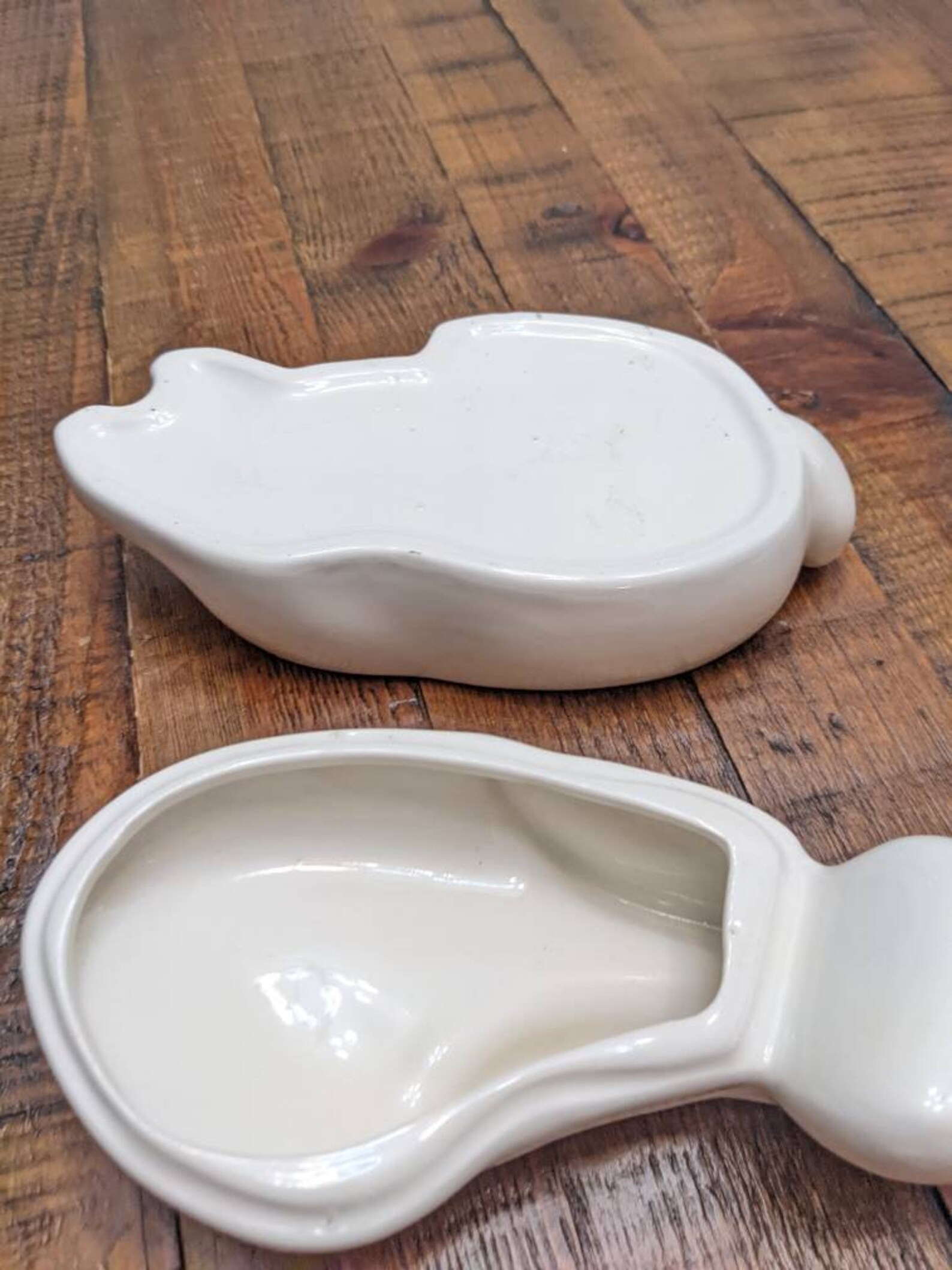 Italy Bunny Jewelry Dish Ceramic Rabbit Dish Candy Dish Ring | Etsy