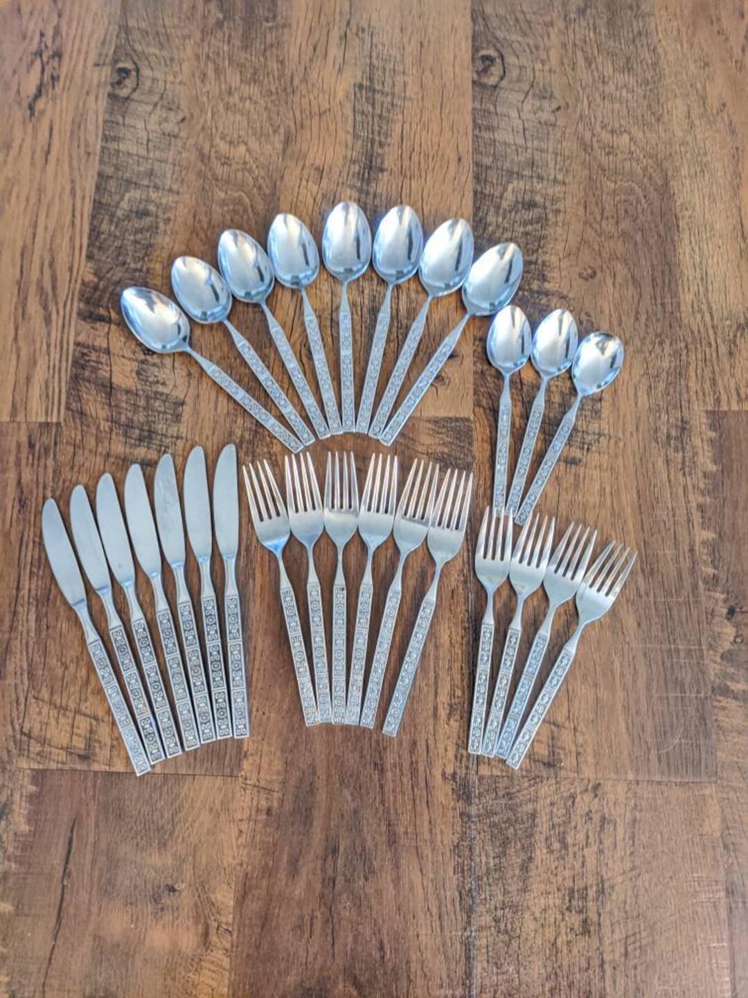 Oxford Hall Flatware Set Kitchen Silverware Set - Etsy