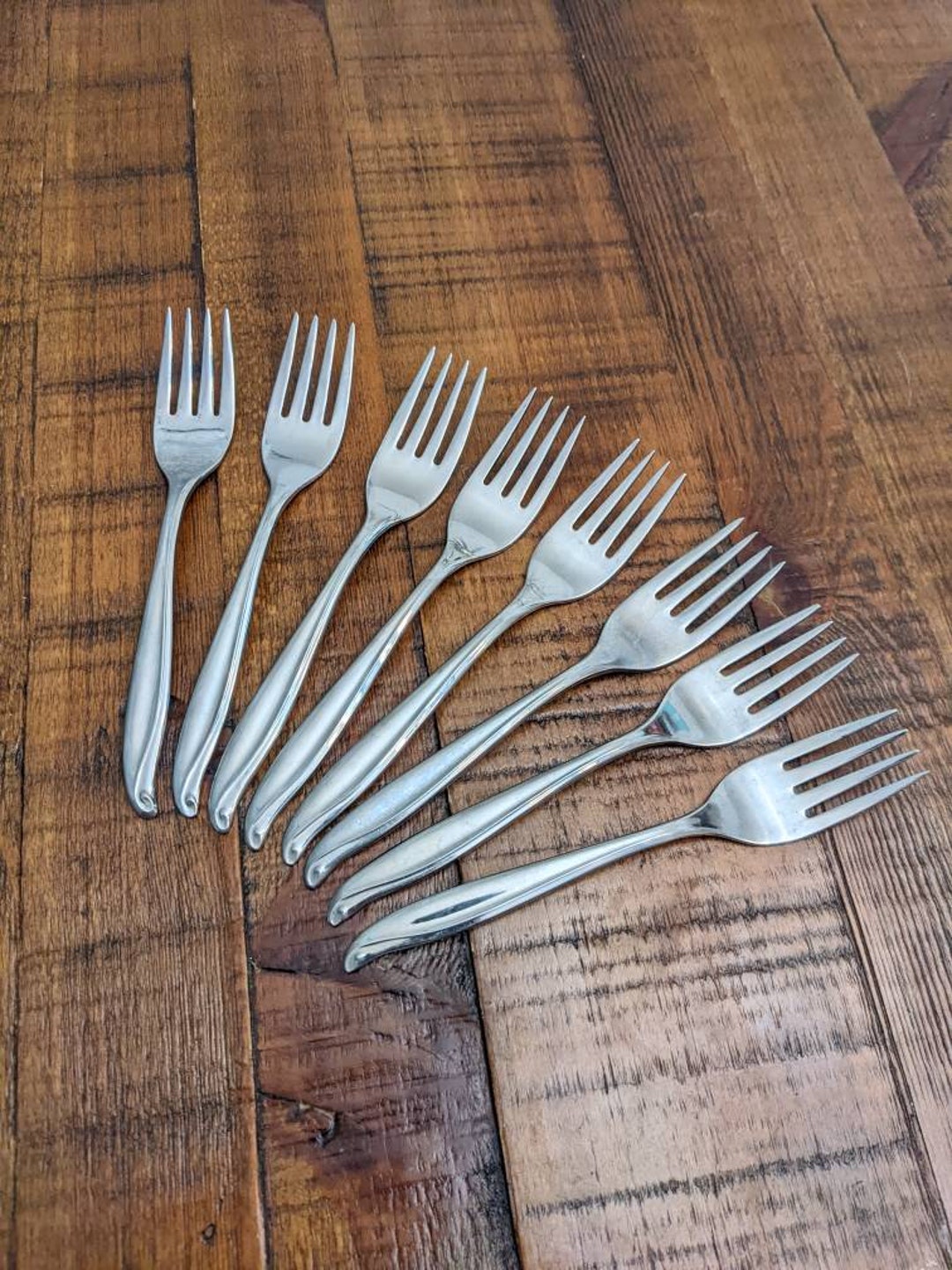 Set of 7 International Stainless TRADEWINDS JAMAICA Set of 7 Forks ...