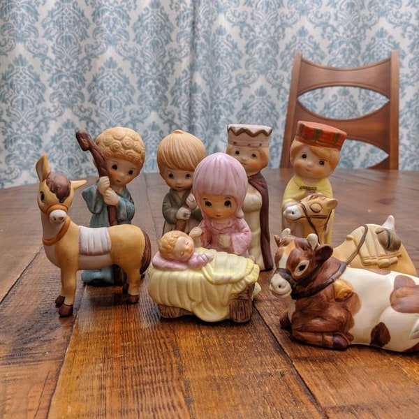 Cute Nativity Set - Etsy