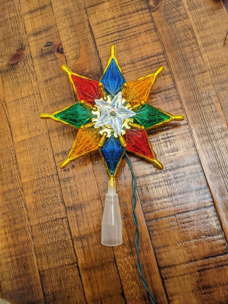 Atomic Tree Star Mid-century Modern Christmas Tree Topper Retro ...