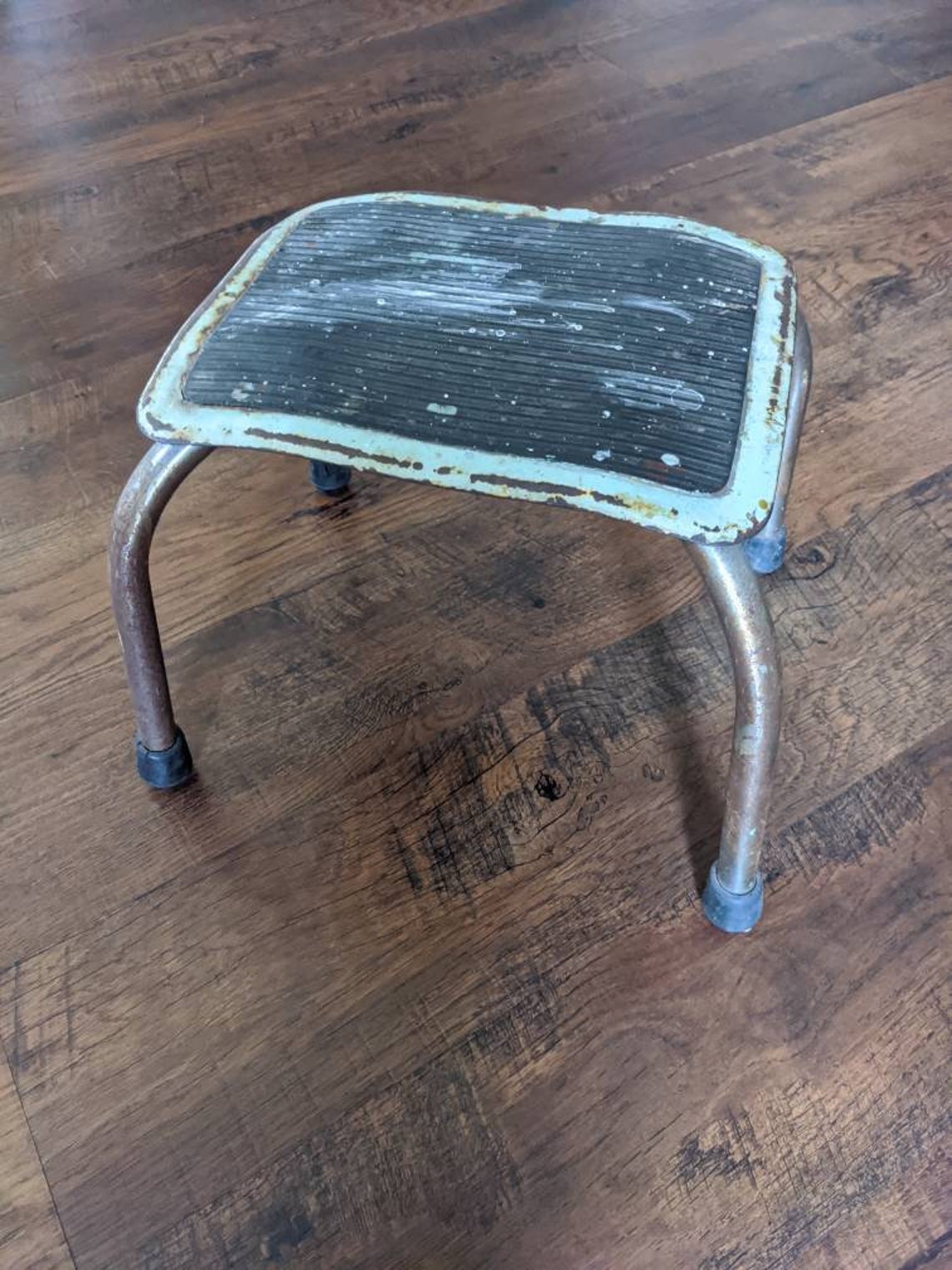 Metal Foot Stool Milking Stool Industrial Stool Rusty Crusty | Etsy