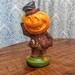 Ceramic Jack-o'-lantern Guy Ceramic Pumpkin Man Statue Retro Halloween ...
