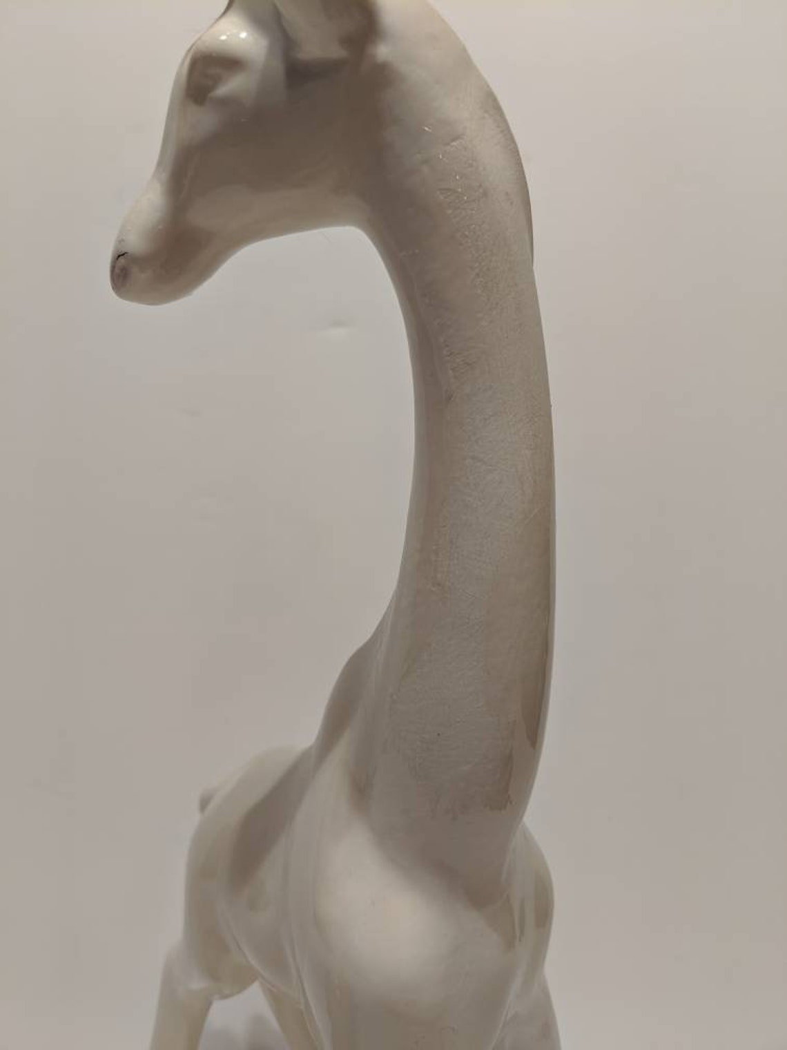 Large Ceramic Giraffe Mid Century Modern Giraffe Sculpture Art | Etsy