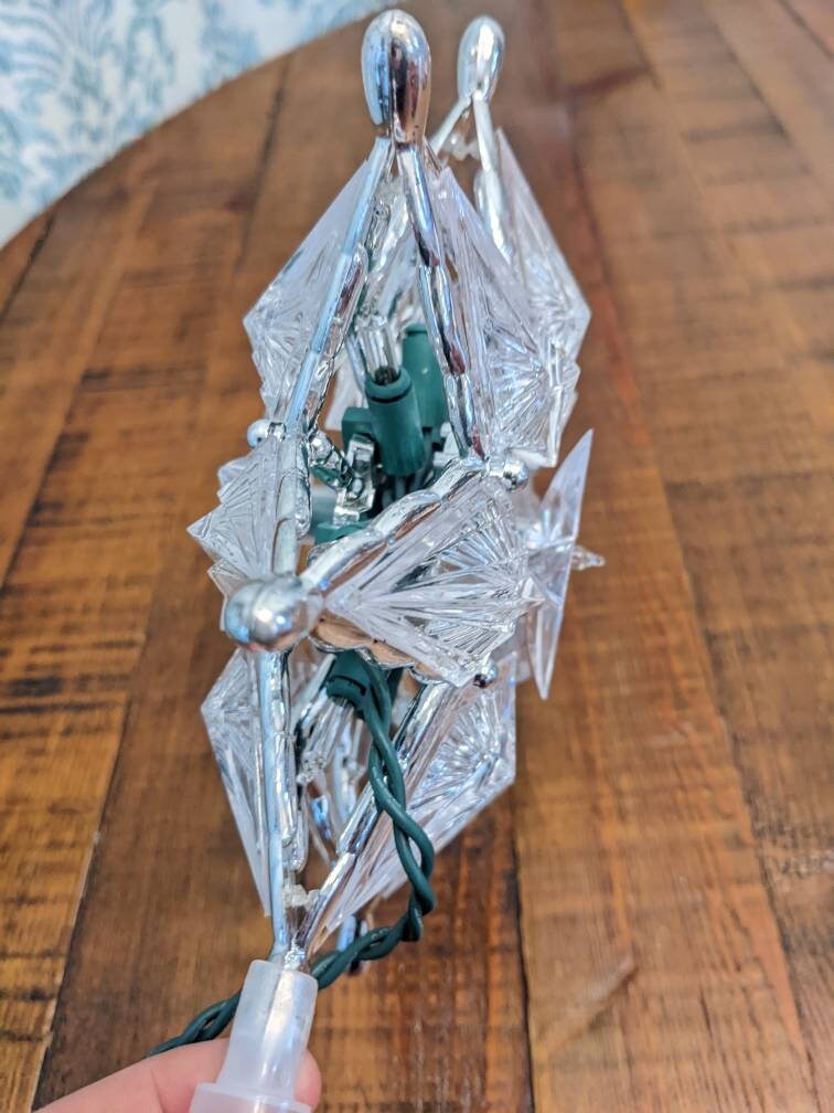 Light up Tree Topper Christmas Tree Star Retro Christmas Atomic ...
