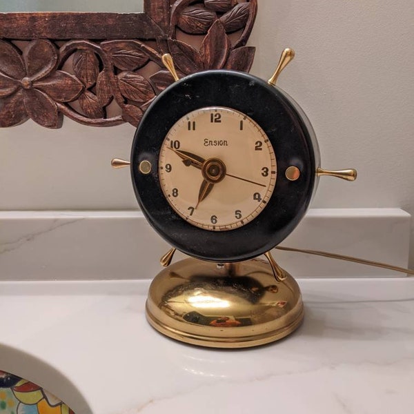 Captains Wheel Clock - Etsy
