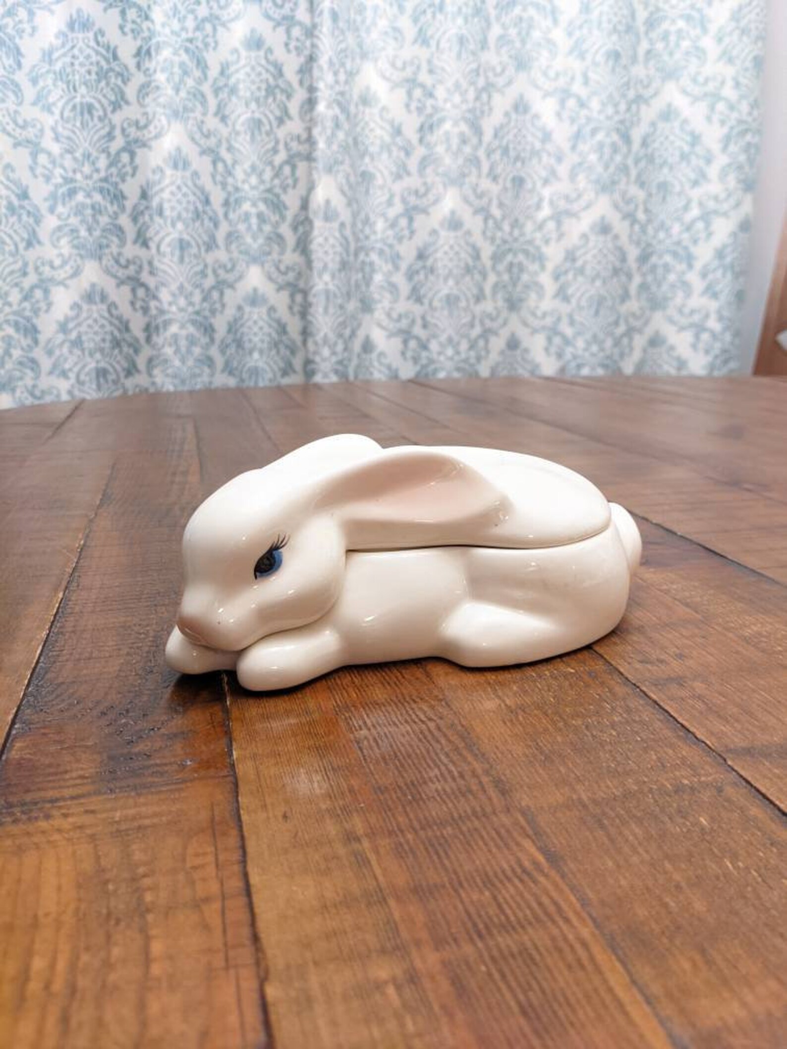 Italy Bunny Jewelry Dish Ceramic Rabbit Dish Candy Dish Ring | Etsy