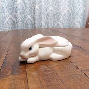 Italy Bunny Jewelry Dish Ceramic Rabbit Dish Candy Dish Ring Dish ...