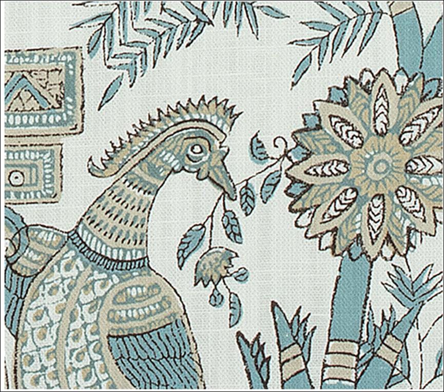Blue Pillow Thibaut Palampore Designer Pillow Cover Robin's Egg Blue ...