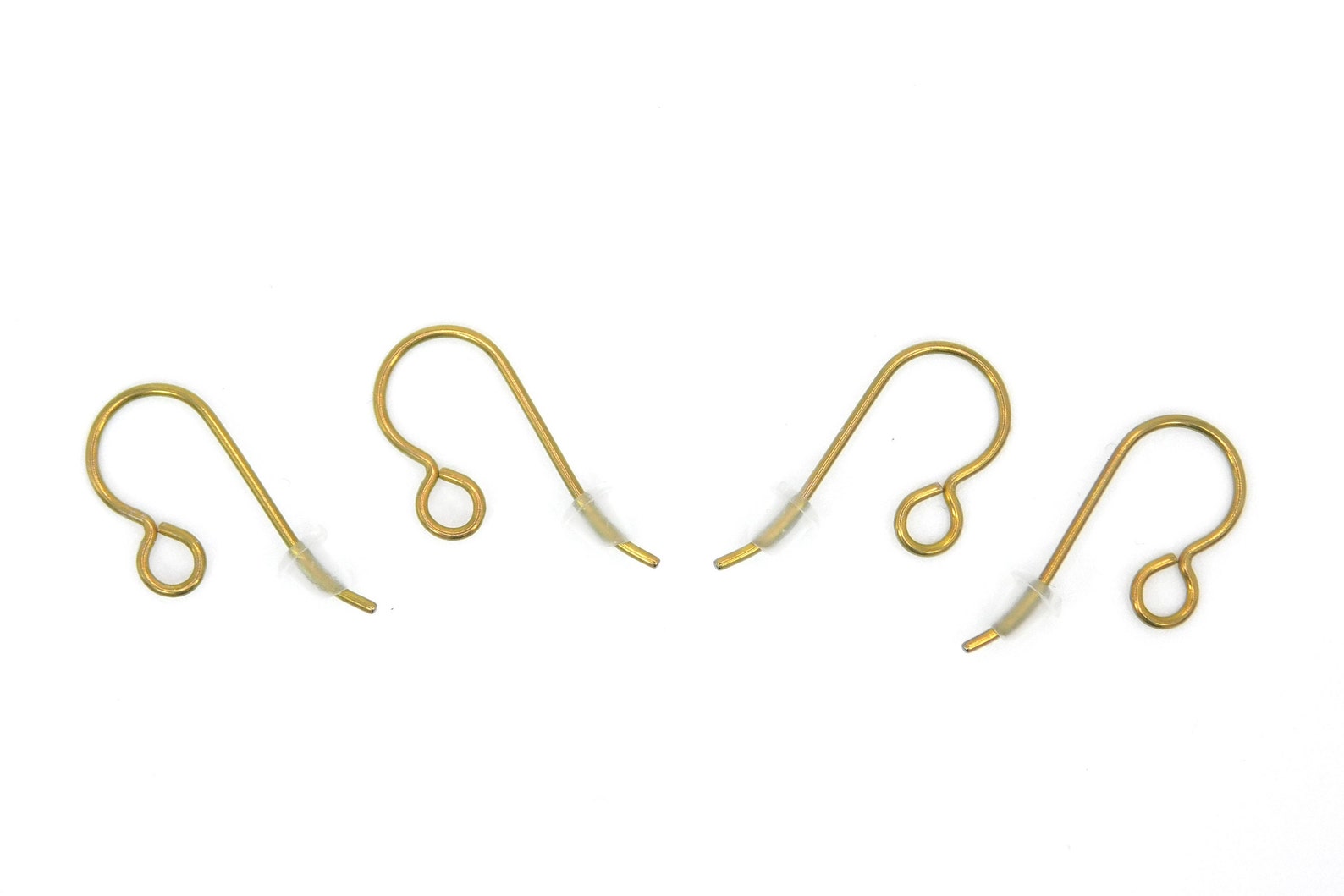 Pure Titanium Ear Wires Gold Tone Available - Etsy