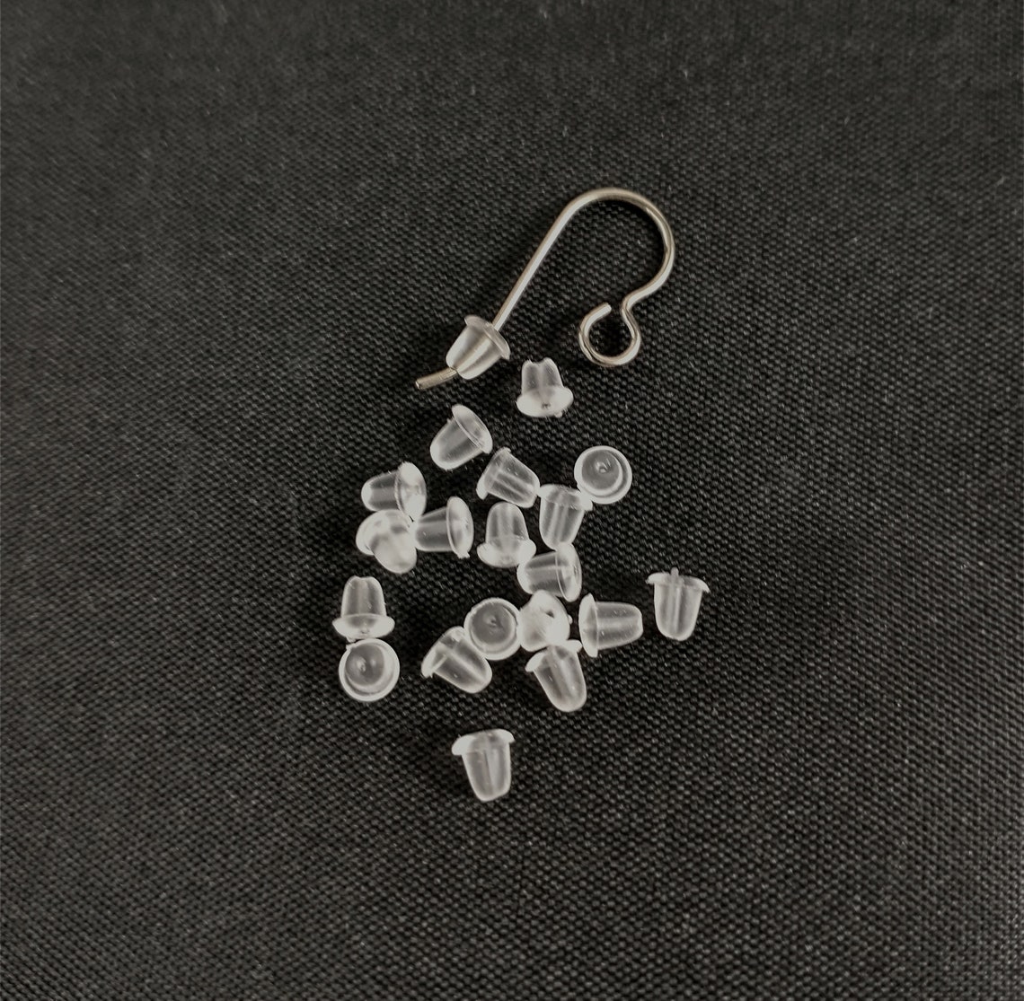 10 Pair Silicone Earring Backs/clear earring Savers | Etsy