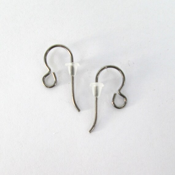 Pure Titanium Ear Wires Gold Tone Available - Etsy