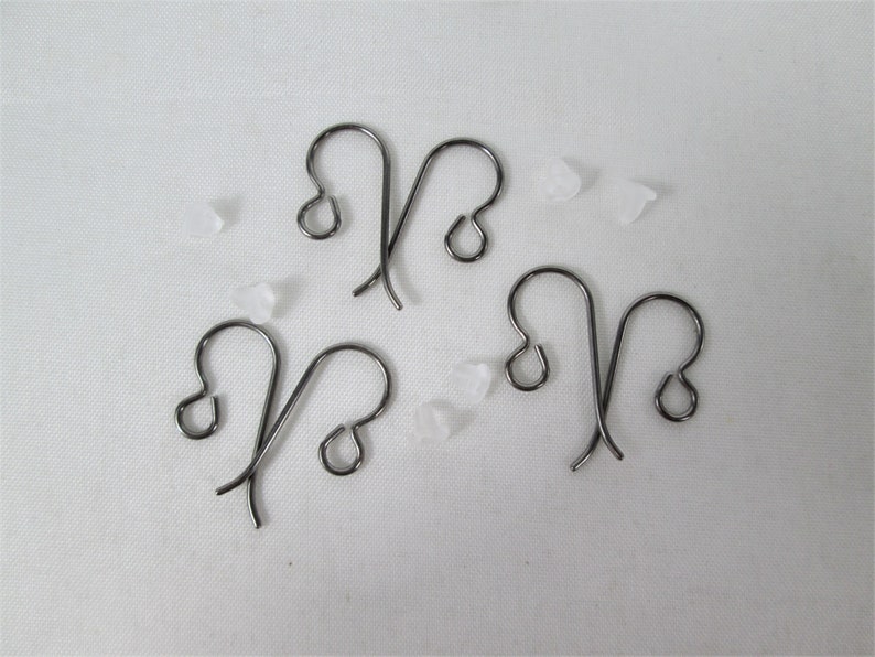 Pure Titanium Ear Wires Gold Tone Available - Etsy
