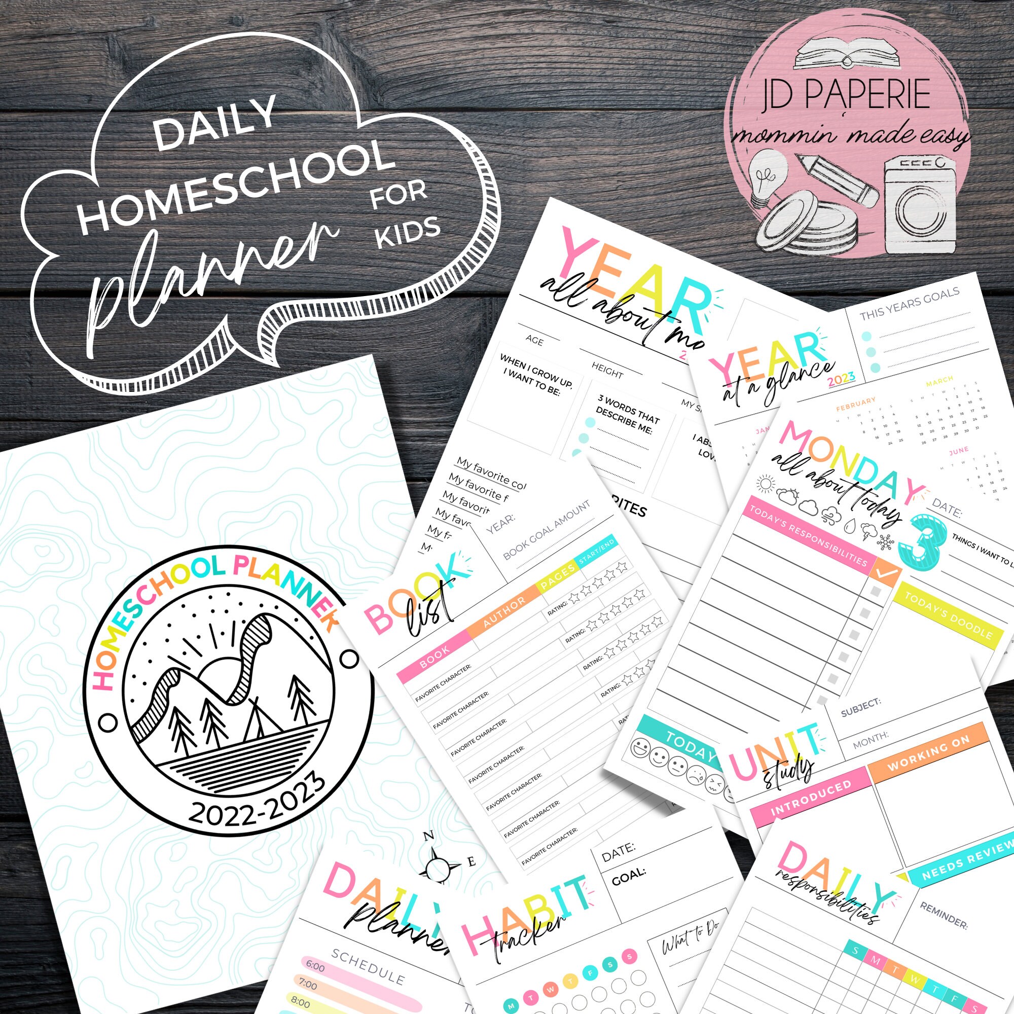Teen Girl Weekly Planner - Etsy
