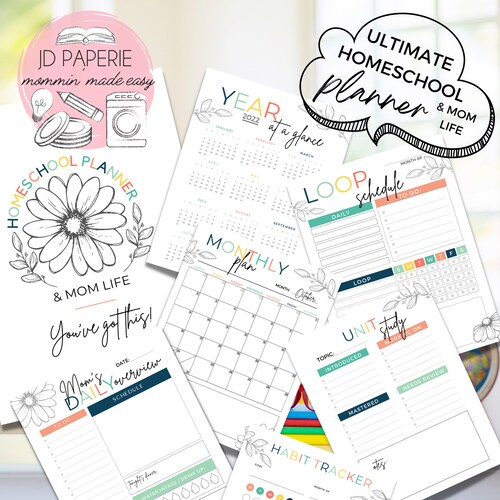 Ultimate Mom Life Planner Printableundated 2022-2023 - Etsy