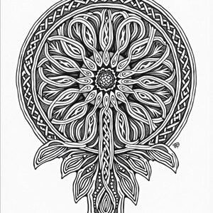 Set of 10 Celtic-based Line Art Designs for Pyrography, Woodburning and ...