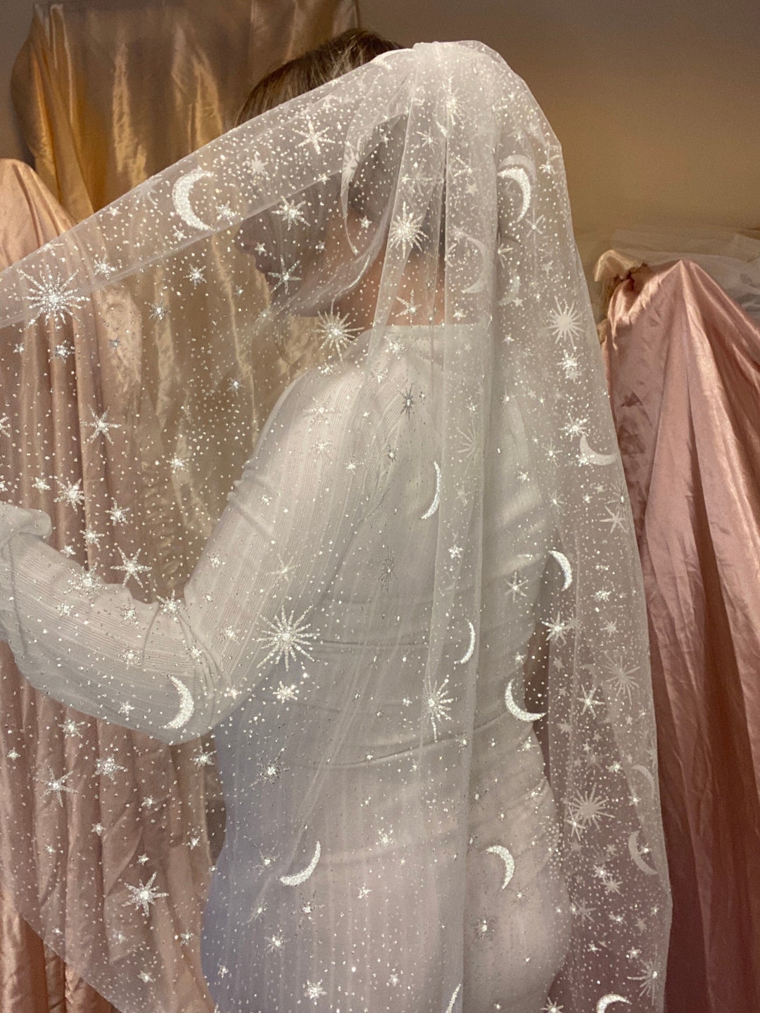 Ivory Celestial Veil - Etsy