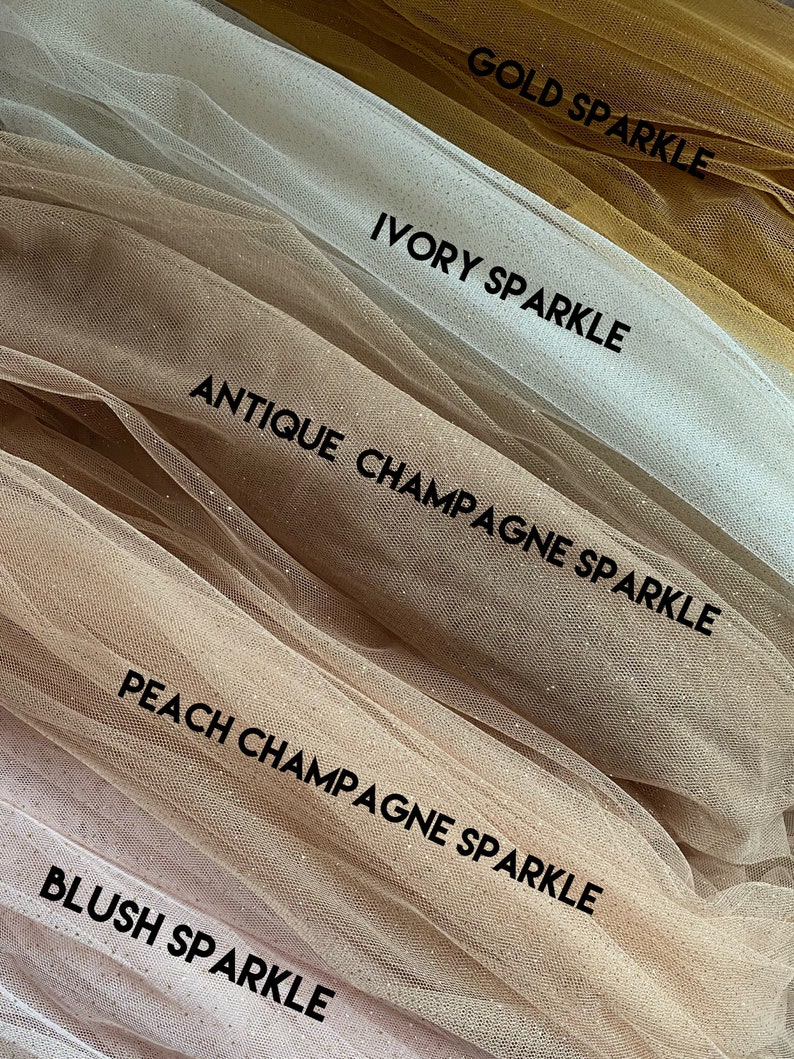 Champagne Sparkle Veil - Peach - Etsy