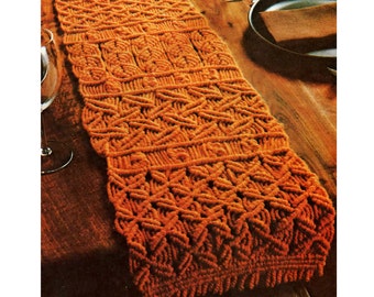 Vintage Macrame Nubby Textured Rug Pattern Instant Download PDF Pattern ...